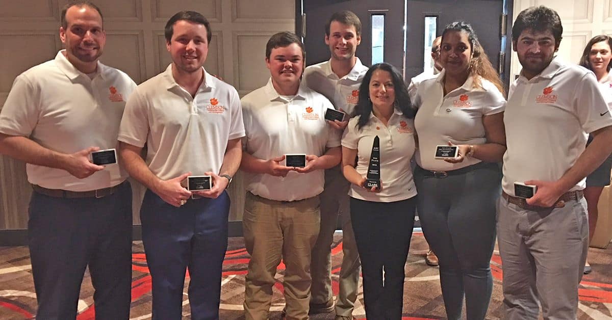 Clemson CSM Team Places Second Nationally in ASC's 2018 Integrated ...