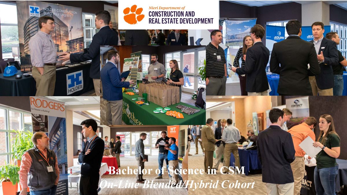 Clemson University to Offer Online CSM Blended/Hybrid Degree Cohort for ...
